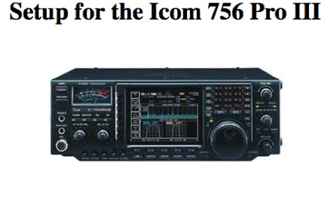 Icom IC-756 - Radio Equipment: HF Transceivers: ICOM IC-756
