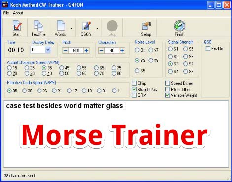 Koch Morse Code Program