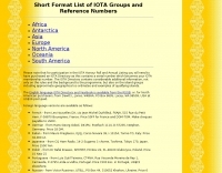 IOTA Groups and Reference Numbers - The DXZone