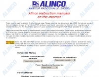 Alinco Manuals - The DXZone