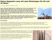 Magnetic Loop for 80 and 40 Meters - The DXZone