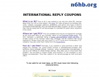 IRC and Ham Radio - IRC International reply coupons | The DXZone
