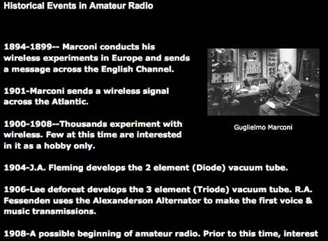 Timeline of Radio - The DXZone