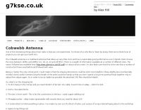 Cobwebb Antenna by G7KSE : Resource Detail