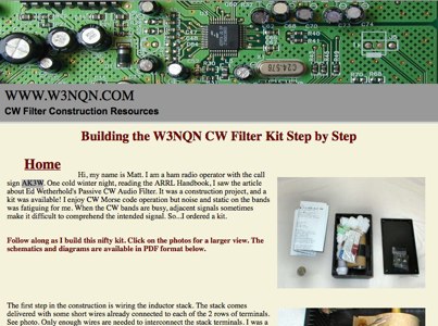 CW Filter Kit - The DXZone