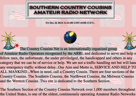 Southern Coutry Cousins Ham Radio Net - Ham Radio Nets on air | The DXZone