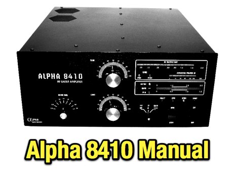 Alpha 8410 Manual - Alpha 8410 Resource | The DXZone