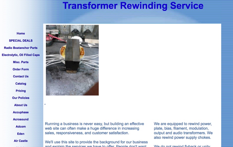 Transformer Rewinding Service - The DXZone