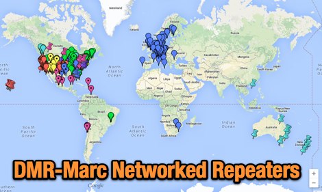 DMR Repeaters Map