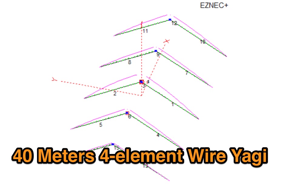 40m wire Yagi antenna : resource detail