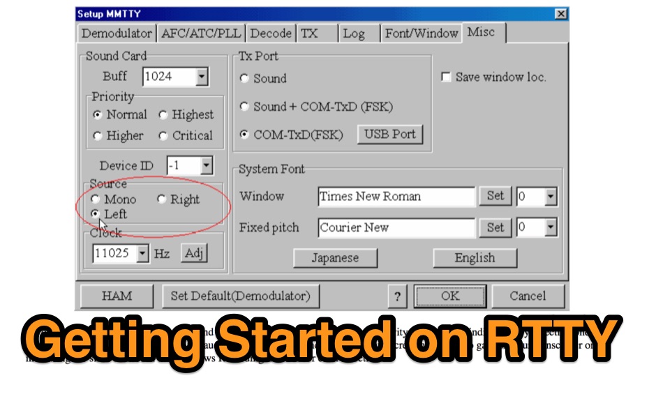 RTTY - Operating Modes: RTTY