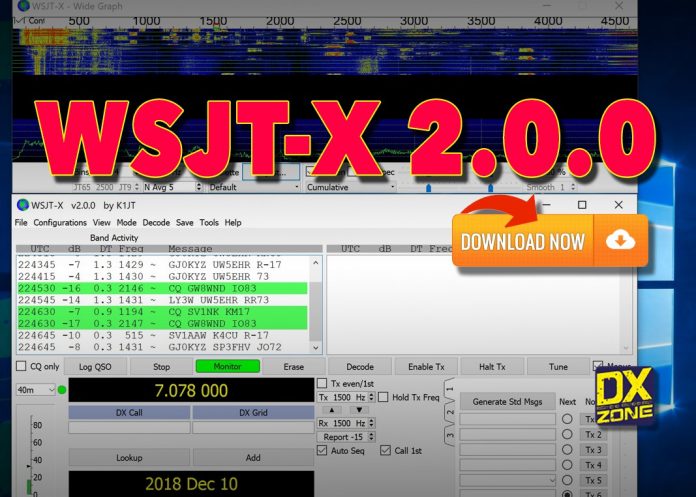 WSJT-X 2.0 GA Download it now