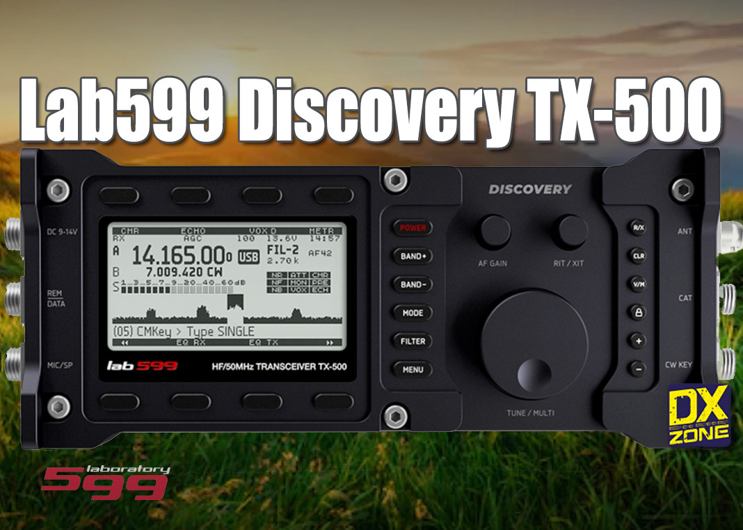 Lab599 Discovery TX-500 - Compact HF/50 MHz QRP Transceiver